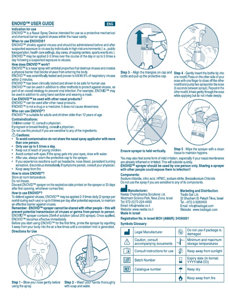 Enovid User Guide ENG | PDF