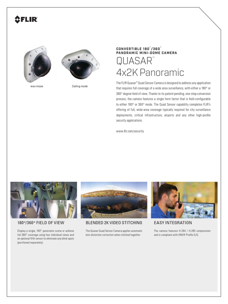 CTV-02, Cámara de Seguridad Tipo 360° Quasar | PDF | Computer Network ...