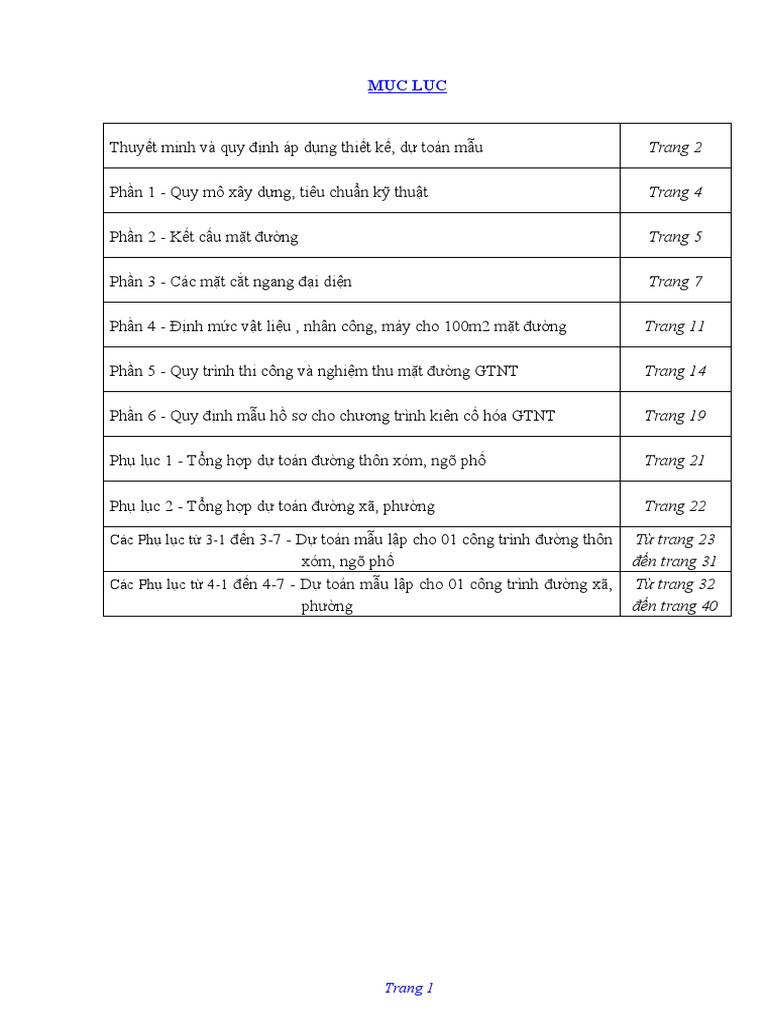 Thuyet Minh Thiet Ke, Du Toan Mau | PDF