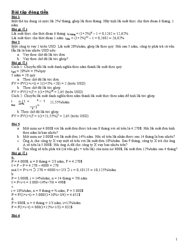 Idoc VN Bai Giai Goi y Bai Tap Tong Hop | PDF