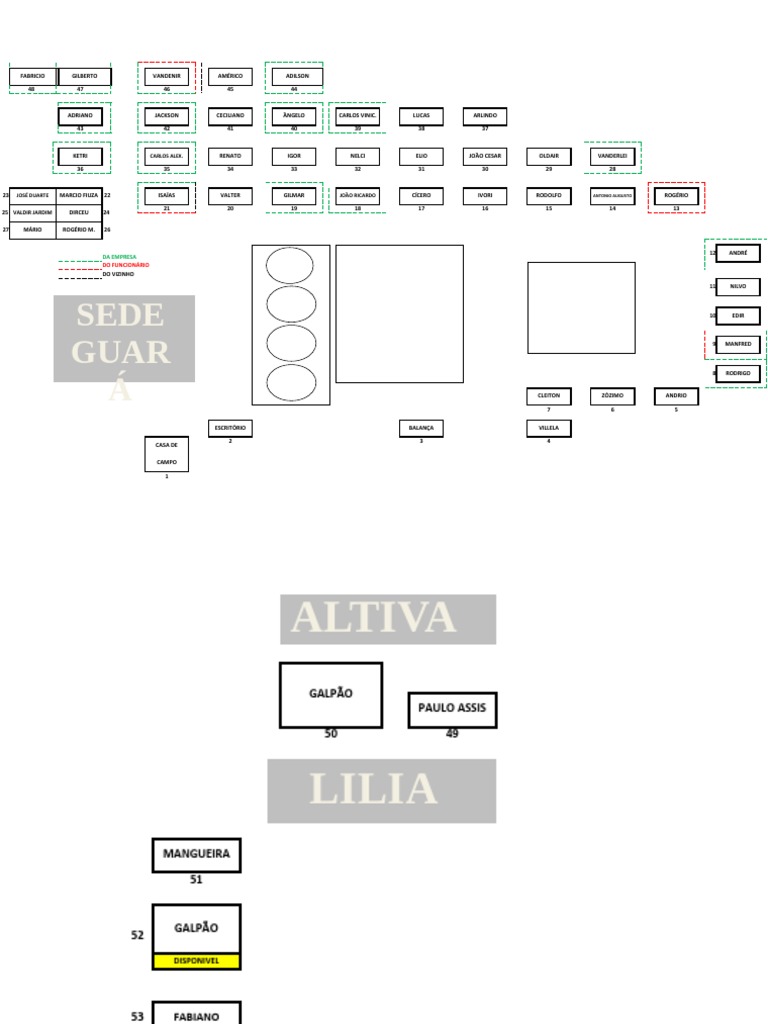 MAPA DAS CASAS | PDF