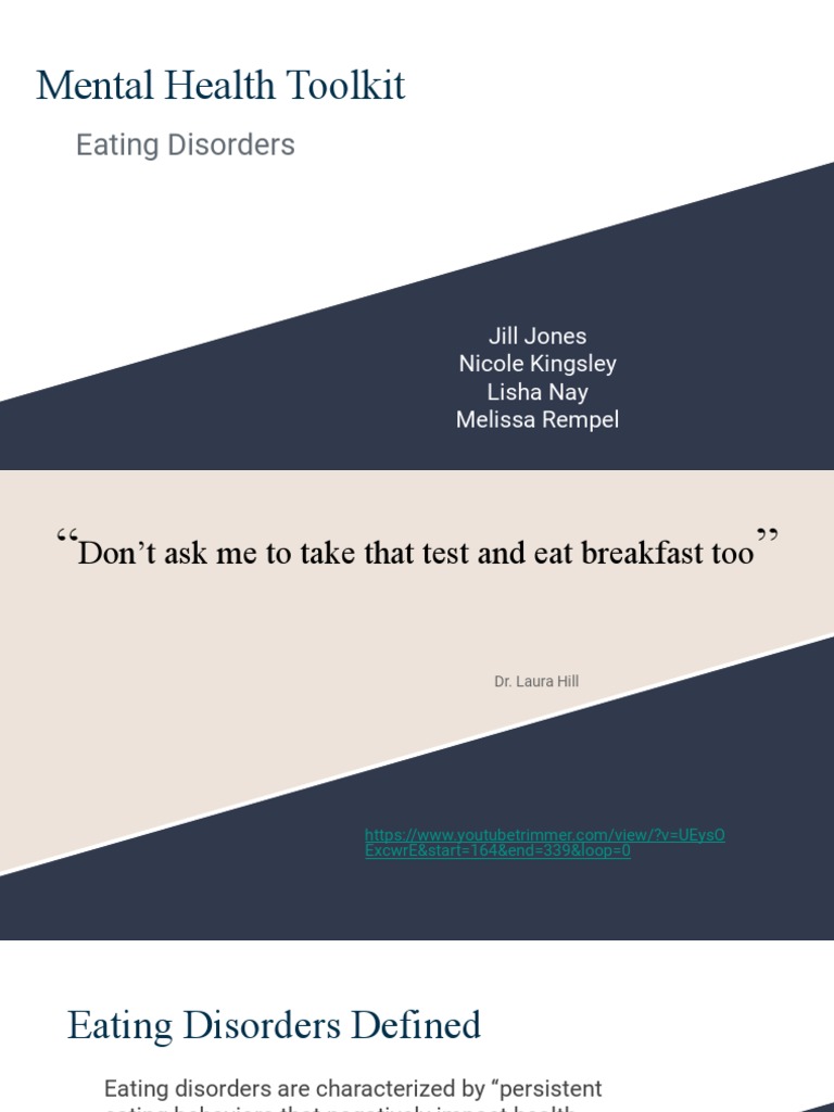 Mental Health Toolkit 2 | PDF | Eating Disorder | Mental Disorder