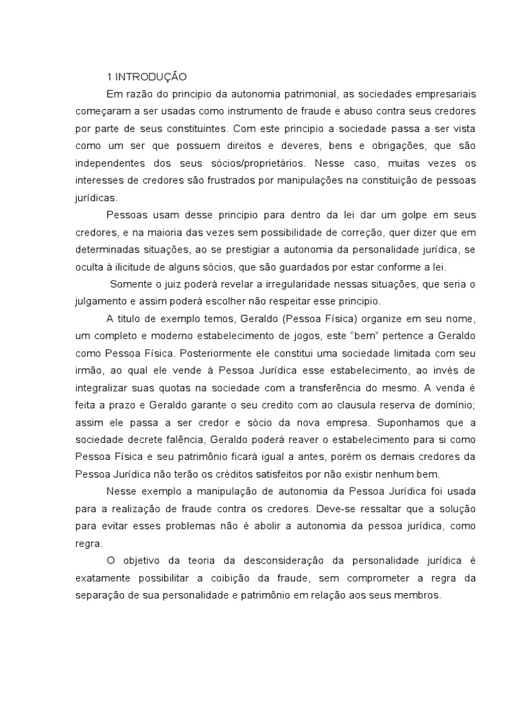 Trabalho de Direiro Completo | PDF | Companhia limitada ...