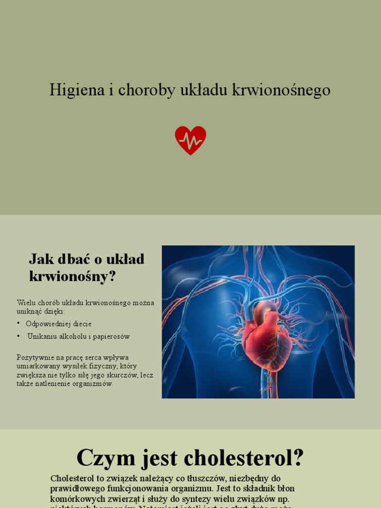 Higiena I Choroby Układu Krwionośnego | PDF