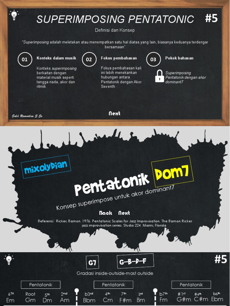 Superimposing Pentatonic Dominant | PDF