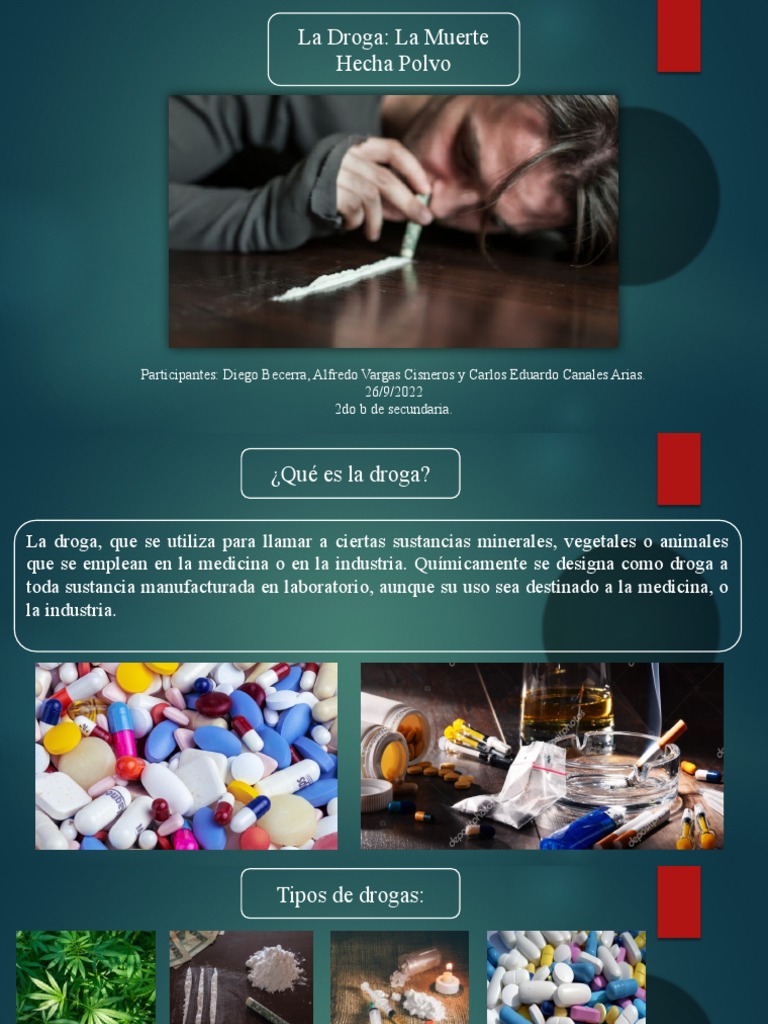 Exposición Sobre Las Drogas Pdf