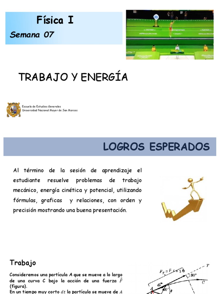 Trabajo y Energía en Física I | PDF | Fuerza | Energía potencial