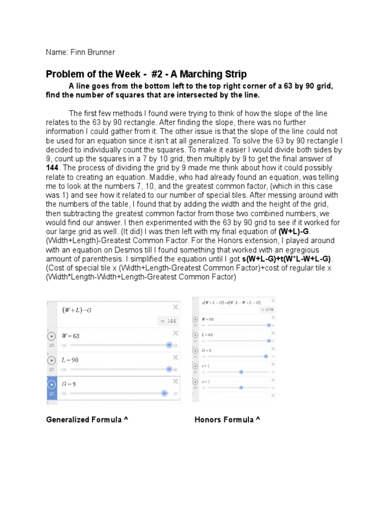 Finn Brunner - Pow 2 - Marching Strip | PDF | Equations | Mathematics