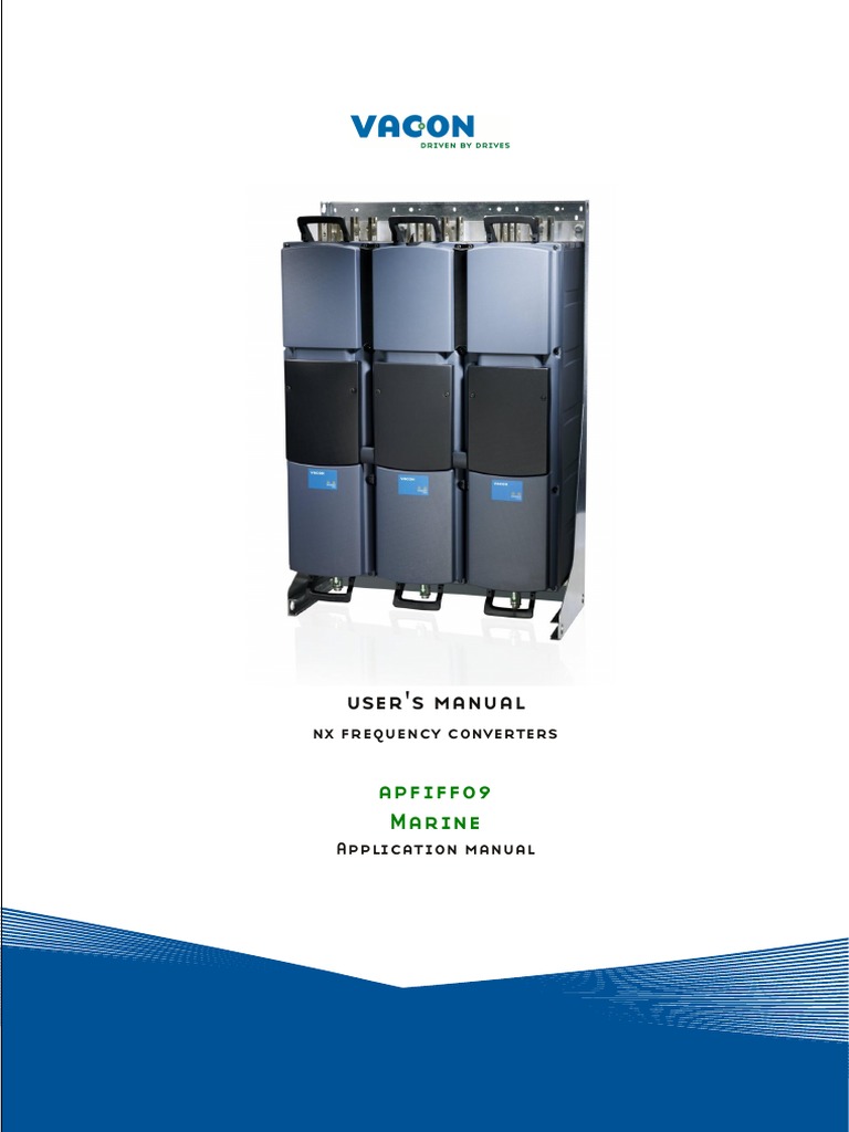Ud01059n Marine APFIFF09 | PDF | Electric Motor | Parameter (Computer Programming)
