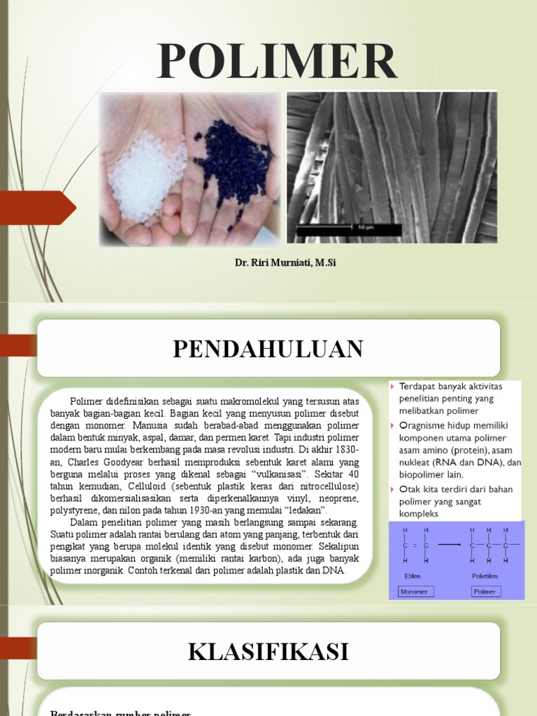 Polimer | PDF | Teknologi & Rekayasa