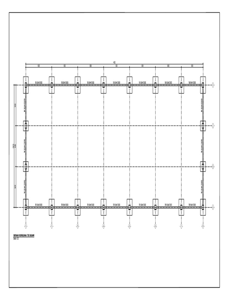 Denah Tie Beam | PDF