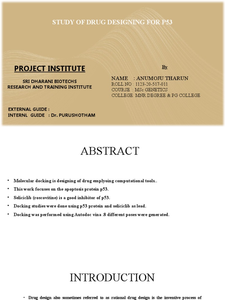 Drug Designing For p53 | PDF