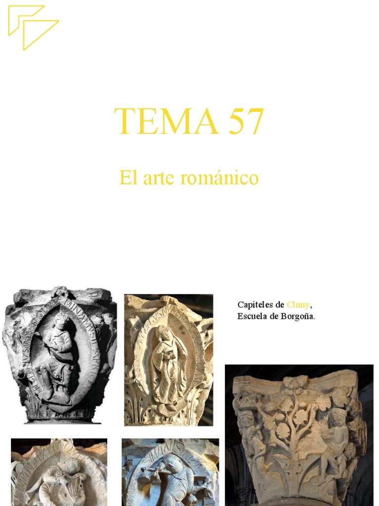 TEMA 57 El Arte Románico | PDF