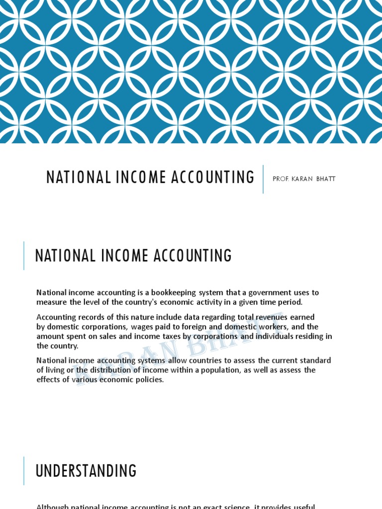 National Income Accounting | PDF | Measures Of National Income And ...