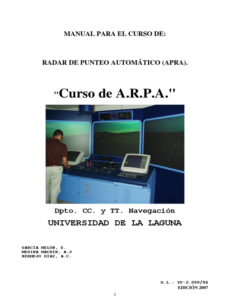 Manual Radar ARPA | PDF | Velocidad | Vector Euclidiano