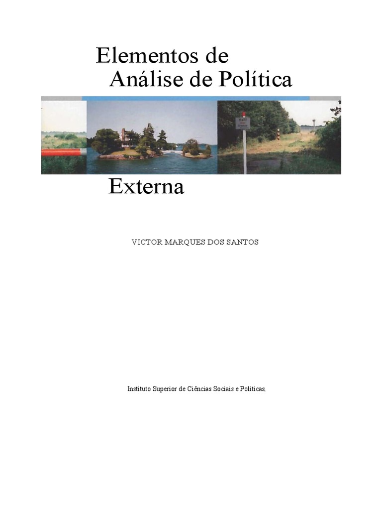 LIVRO - Elementos de Analise de Politica Externa | PDF