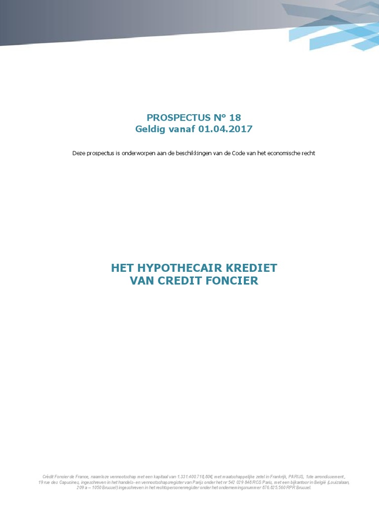 Cr®dit Foncier PROSPECTUS NUMMER 181 | PDF