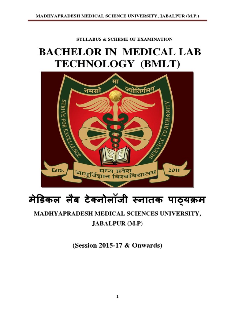 BMLT Scheme of Exam & Syllabus | PDF | Histology | Staining