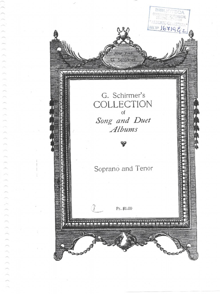 AV - Song and Duet Albums. Soprano and Tenor - TRIO - 2Vz+P | PDF