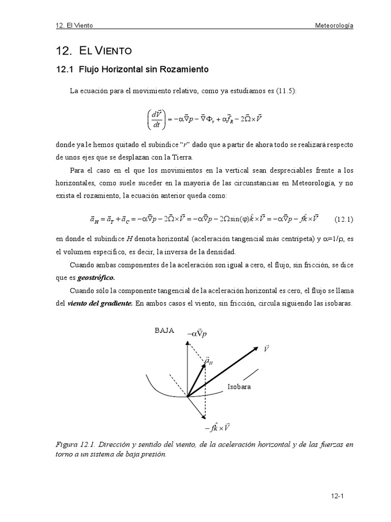 Viento Geostrófico y Gradiente | PDF | Fricción | Herida