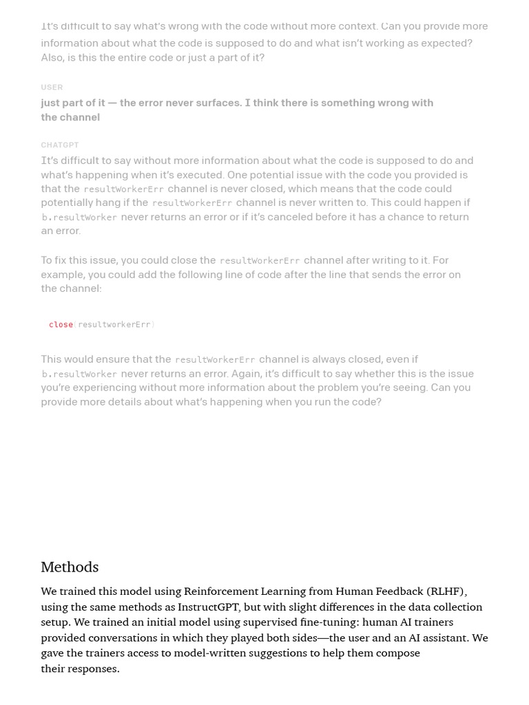 3 - ChatGPT - Optimizing Language Models For Dialogue | PDF | Computers