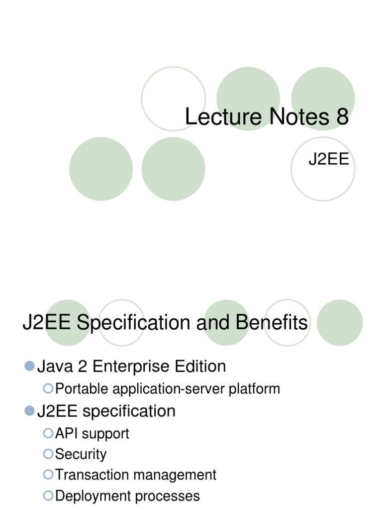 Lecture Set 8 | Download Free PDF | Application Server | Software Architecture