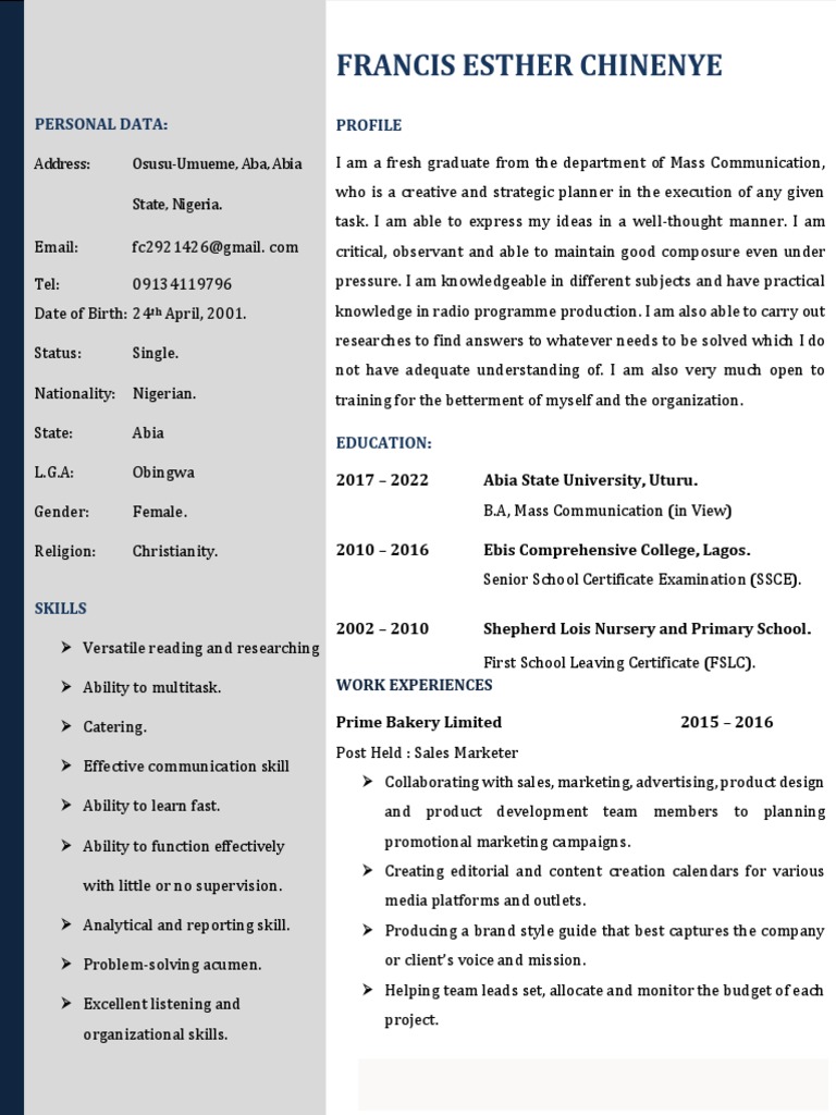 Esther's CV | PDF | Social Media | Popular Culture & Media Studies
