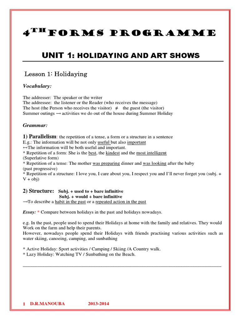 Bac Revision Mme Lazghab Zarat | PDF | Learning | Verb