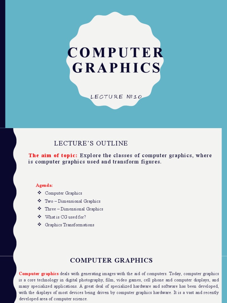 Lecture 10 | PDF | Computer Graphics | 2 D Computer Graphics Lecture 10 | PDF | Computer Graphics | 2 D Computer Graphics
