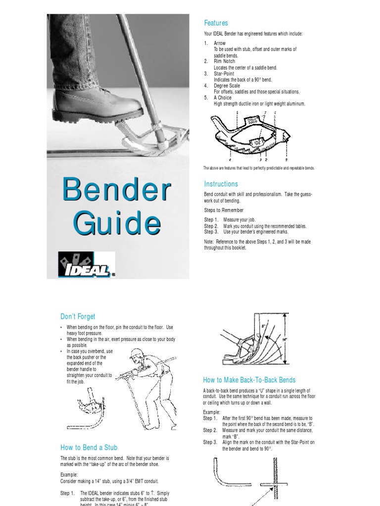 Conduit Bender Guide | PDF | Nature