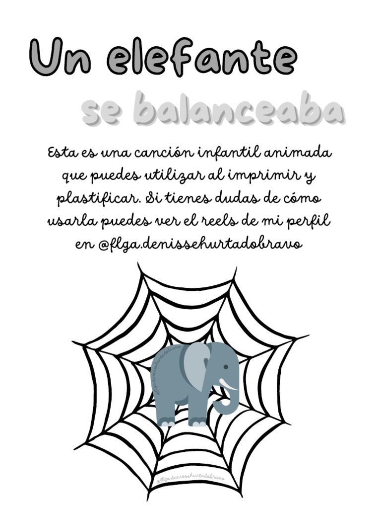 Un Elefante Se Balanceaba | PDF