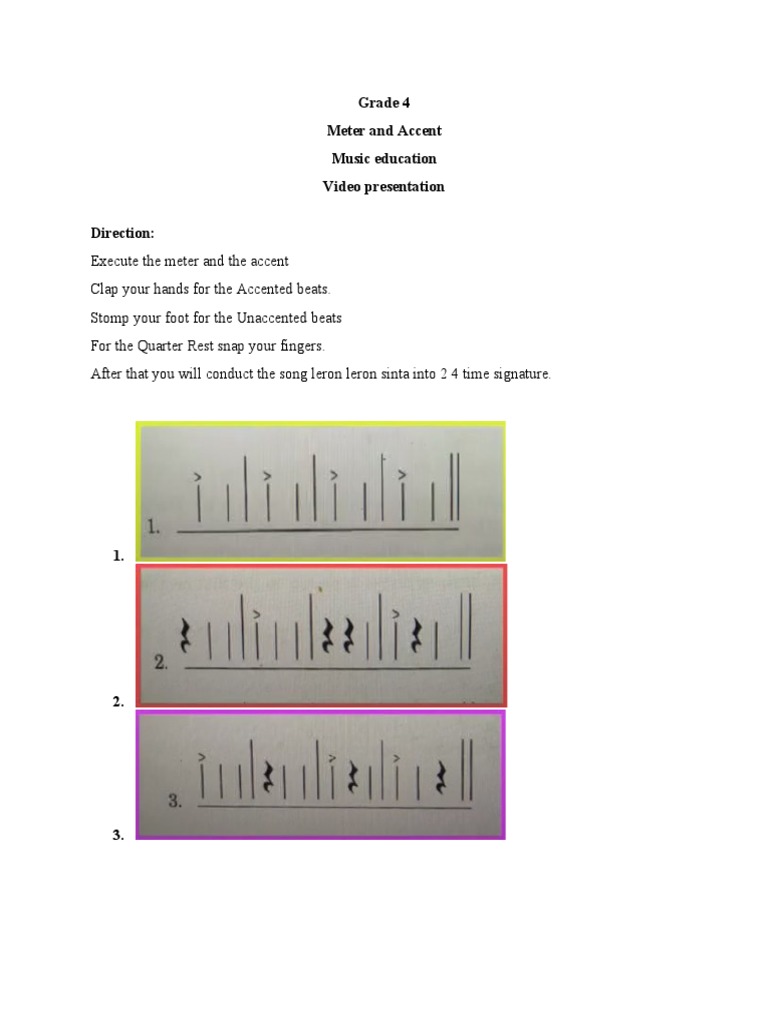 Conducting Time Signatures in Music | PDF | Rhythm | Tempo