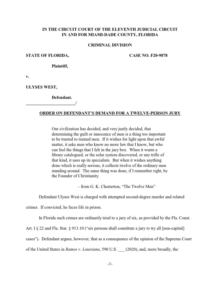 Twelve Person Jury PDF | PDF | Public Law | Common Law