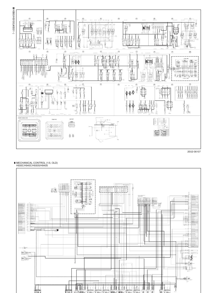 Esquema Electrico Retroexcavadora | PDF | Electrical Engineering ...