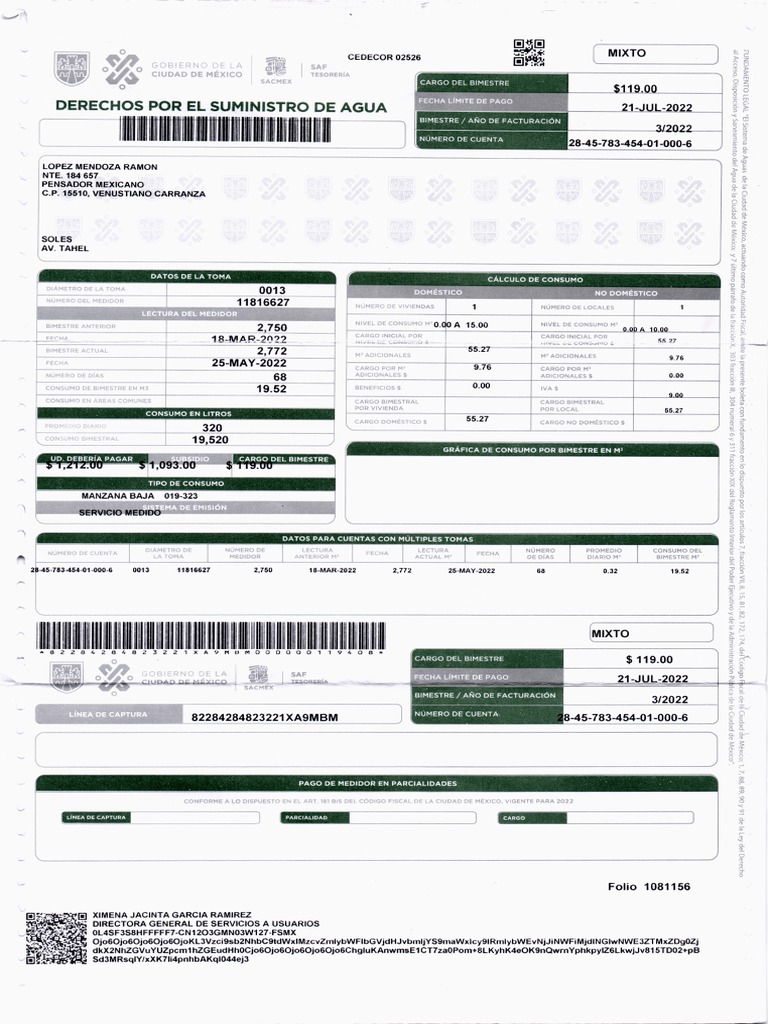 Comprobante de Domicilio | PDF