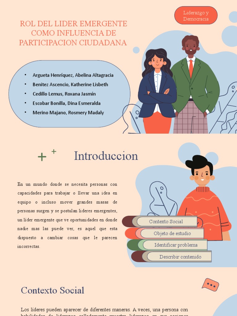 G10 Lider-Emergente-Proyecto-Replica | PDF | Liderazgo | Democracia