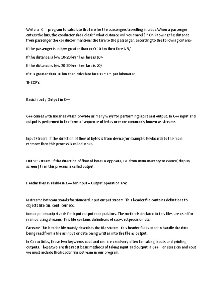 BUS | PDF | Input/Output | C++