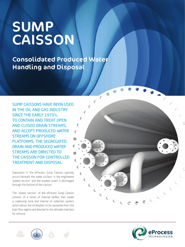 SUMP-CAISSON_Brochure | PDF | Water | Industrial Processes