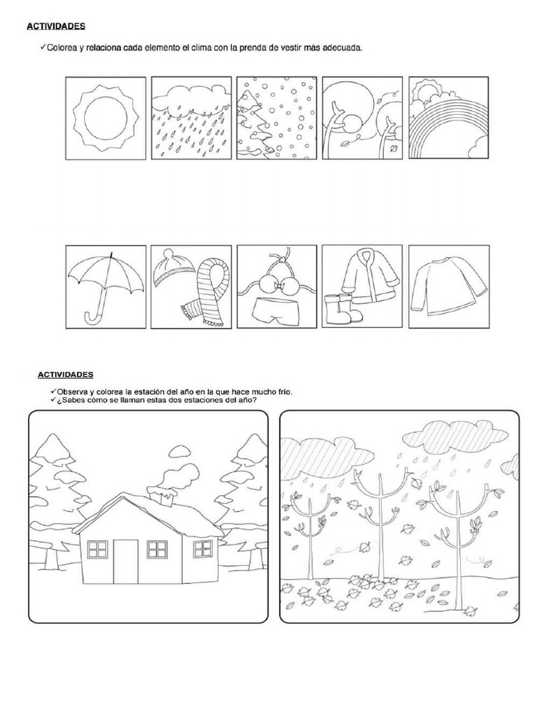 Guìa de Estaciones Del Año | PDF