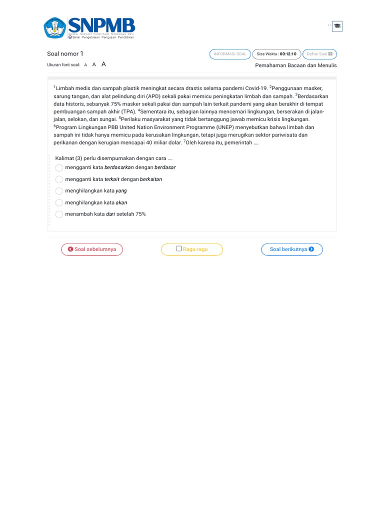 Pemahaman Bacaan Dan Menulis (SFILE | PDF