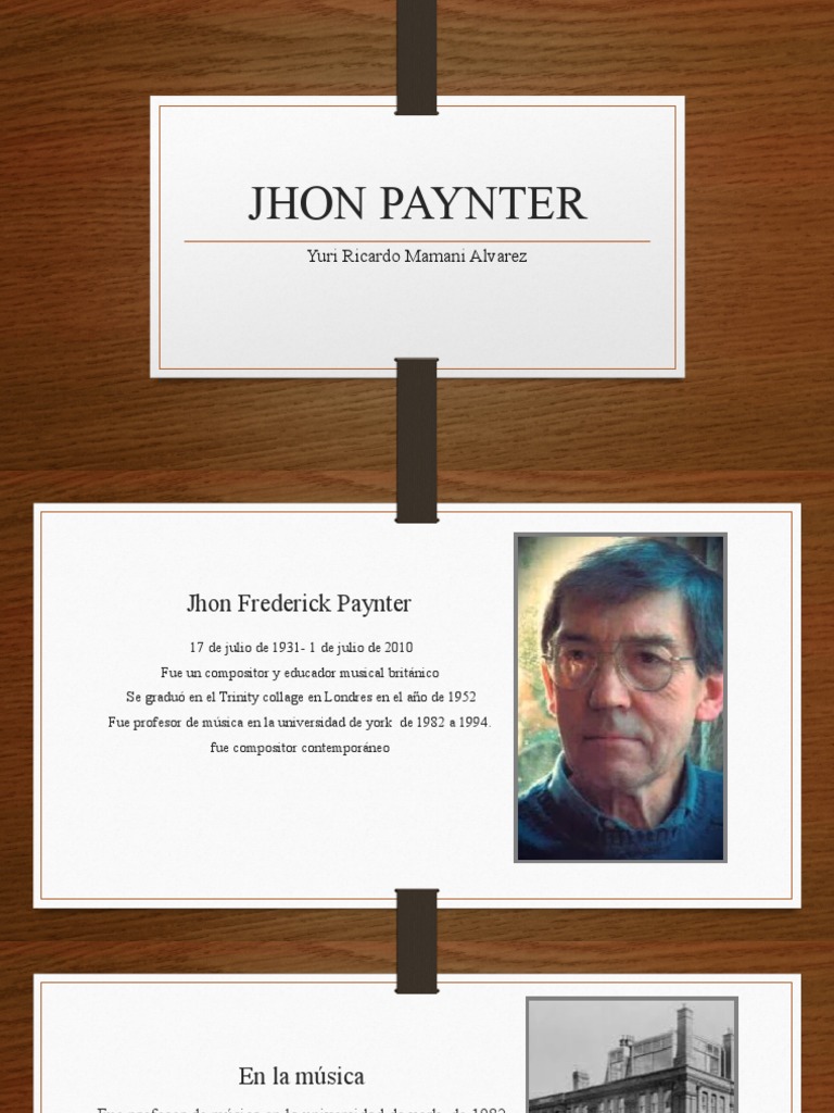 Jhon Paynter | PDF | Ritmo | Melodía