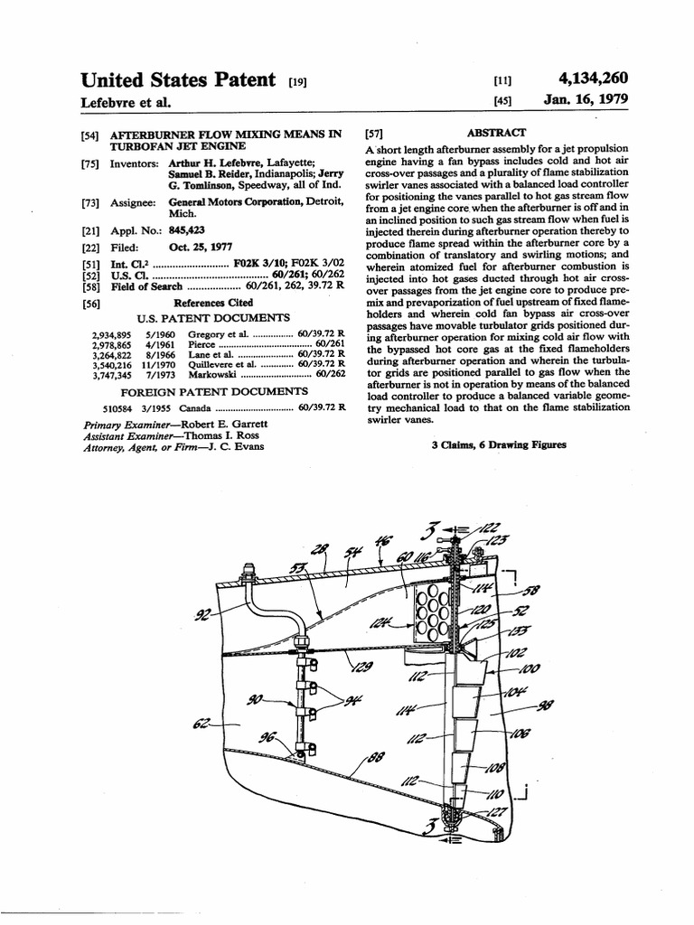 An Improved Short Length Afterburner Assembly for a Turbofan Jet Engine ...