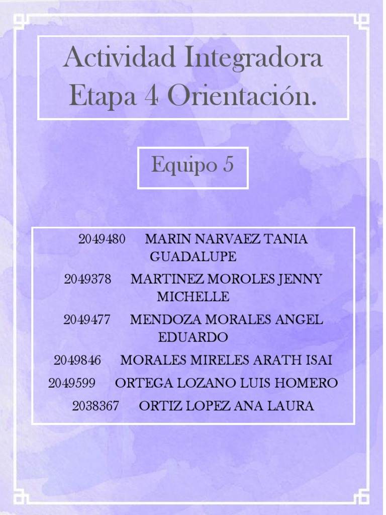 Equipo5 214 AR4 Orientación | PDF