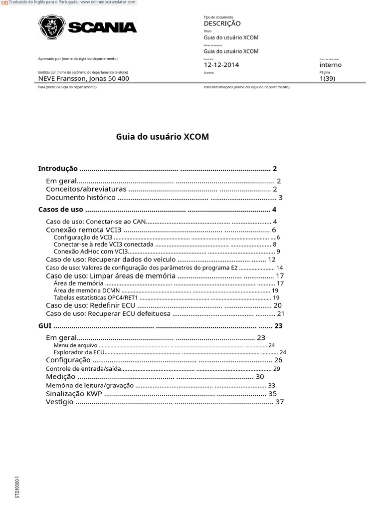 Guia do Usuário XCOM | PDF | Janela (informática) | Rede de computadores