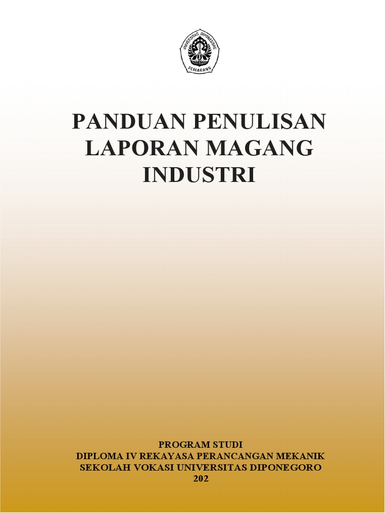 Panduan Laporan Magang RPM | PDF
