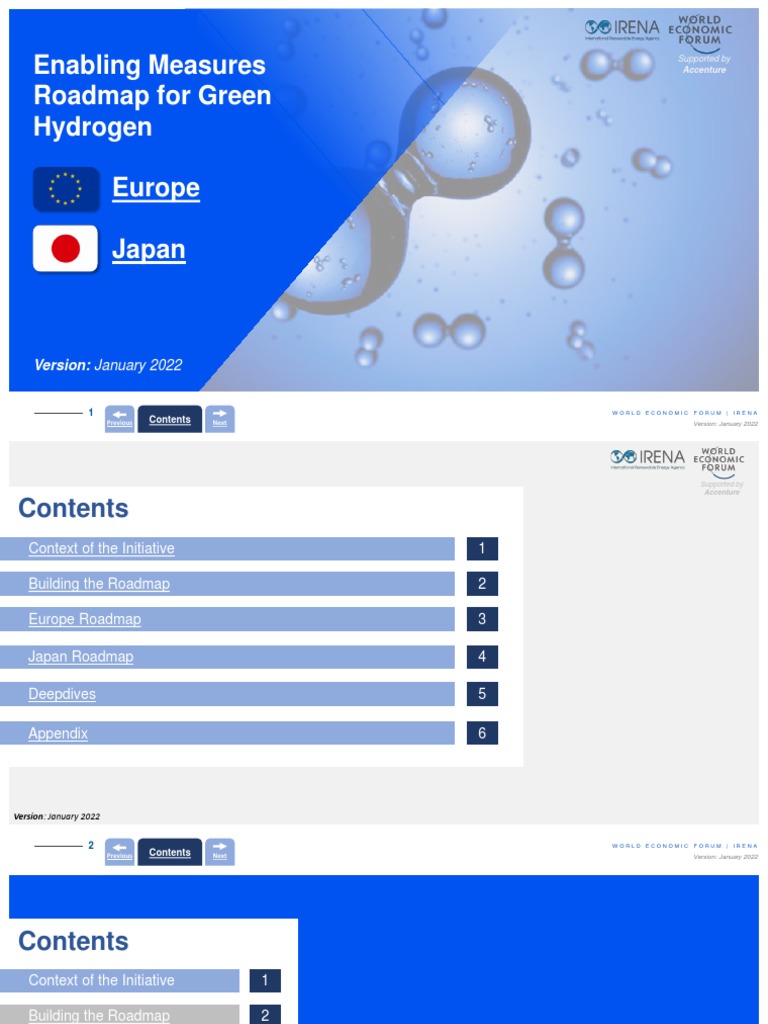 Enabling Measures Roadmap For Green H2 Jan22 VF | PDF | Standardization | Infrastructure