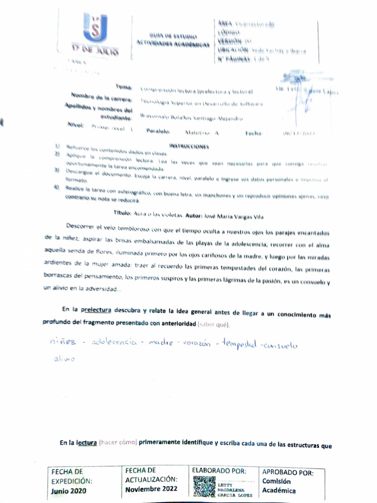 TAREA LIBRO Y TALLER EN CLASE 07 Dic. 2022 | PDF