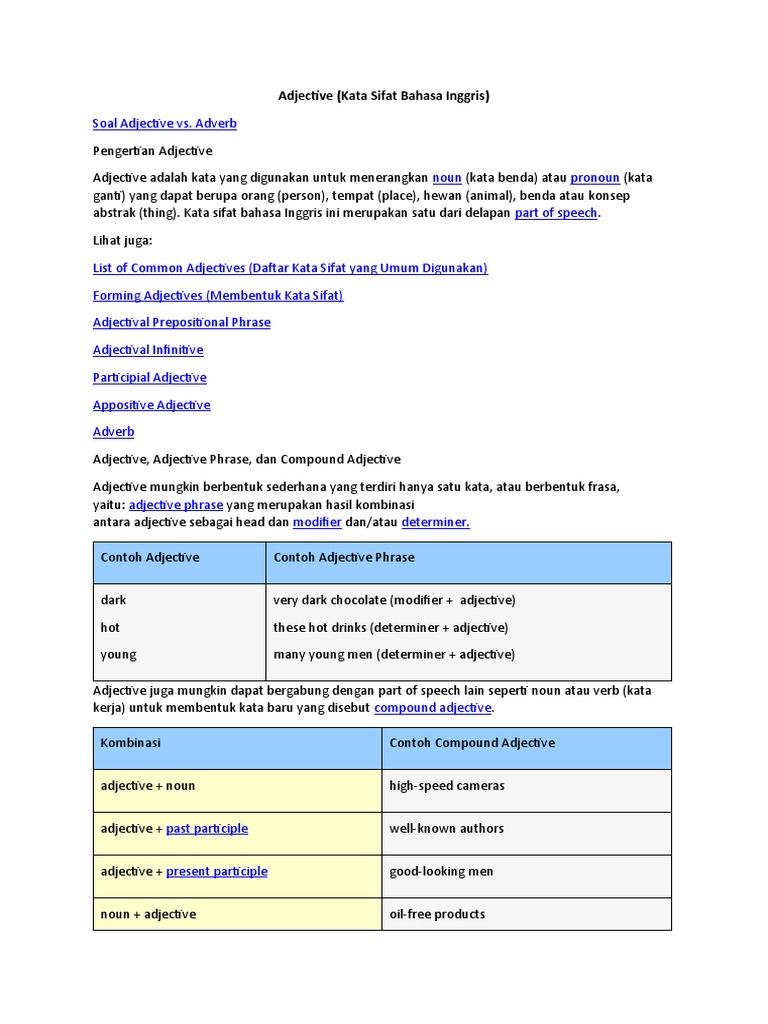 ADJECTIVE MASTERY | PDF