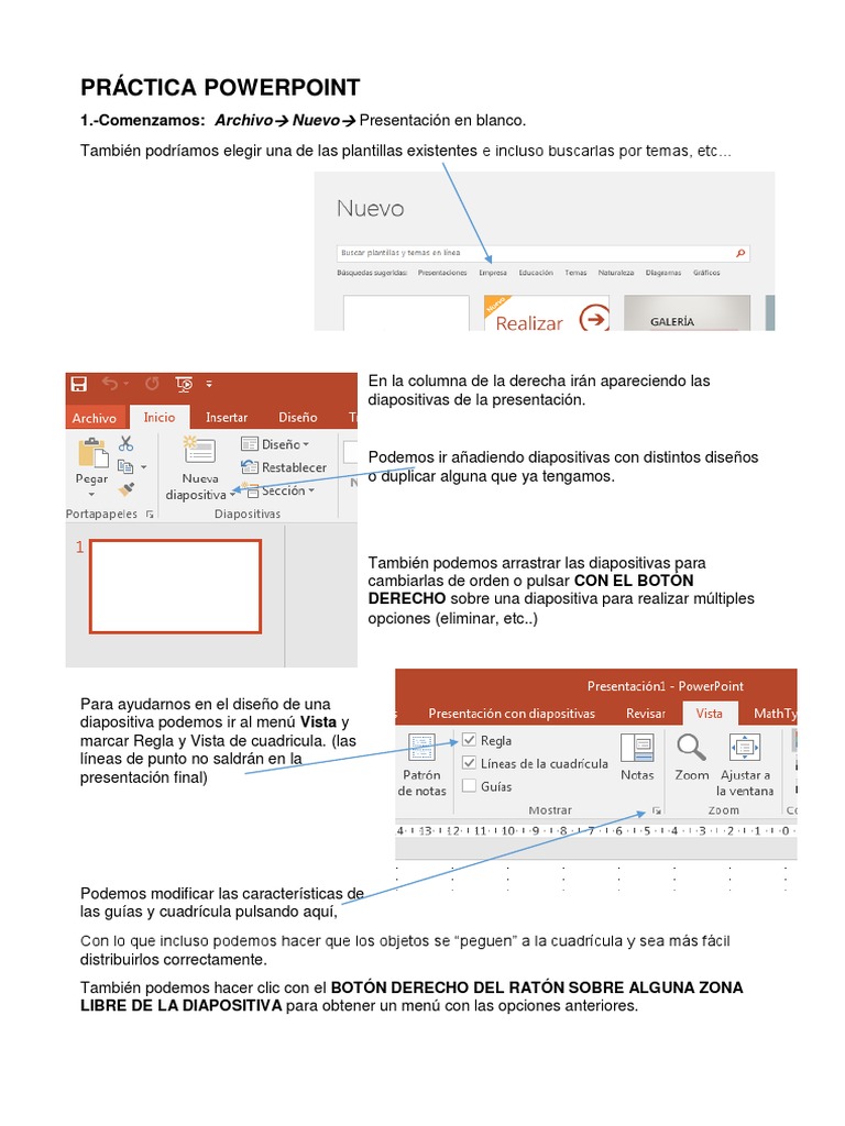 Práctica Powerpoint | PDF | Microsoft PowerPoint | Hipervínculo