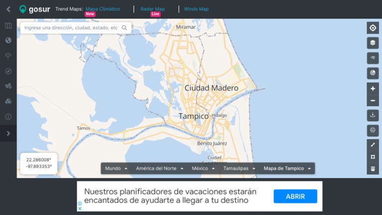 Mapa de Tampico, México | PDF